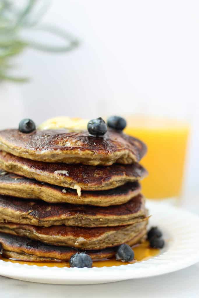 Cinnamon Plantain Protein Pancakes - Eat the Gains