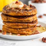 Pumpkin Protein Pancakes (Paleo) - Eat the Gains