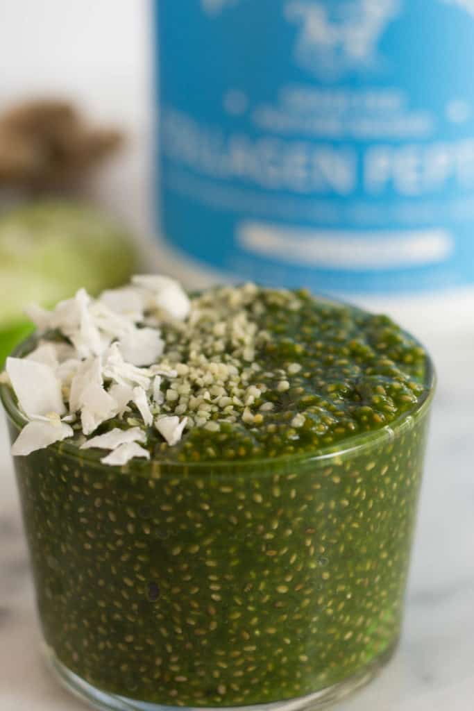 Blender Green Juice Chia Pudding - Eat the Gains
