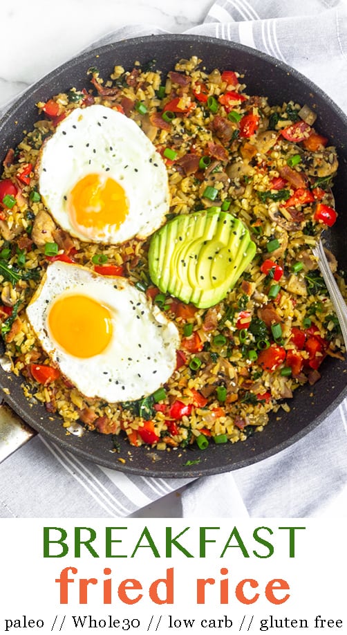 Paleo Breakfast Fried Rice (Whole30) - Eat the Gains