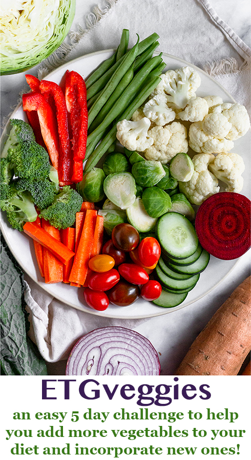ETGveggies - A 5 day Veggie Challenge - Eat the Gains