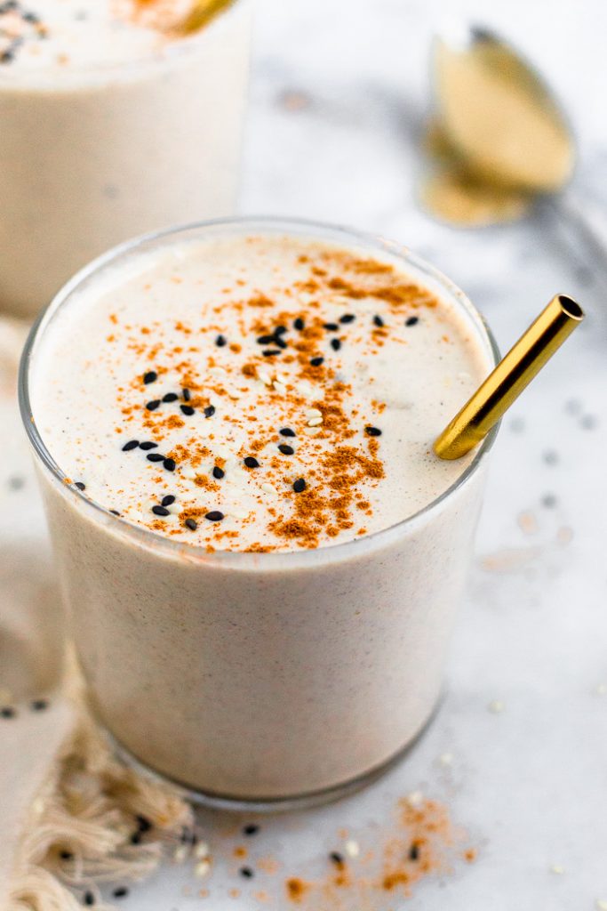 Tahini Milkshake (Dairy Free) - Eat the Gains