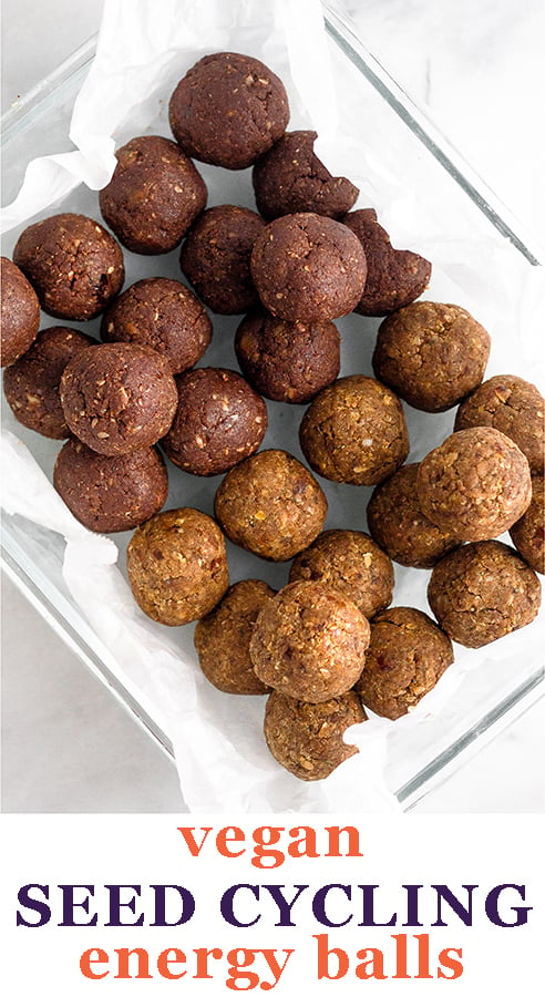 Seed Cycling Energy Balls (Vegan + 2 Flavors!) - Eat the Gains