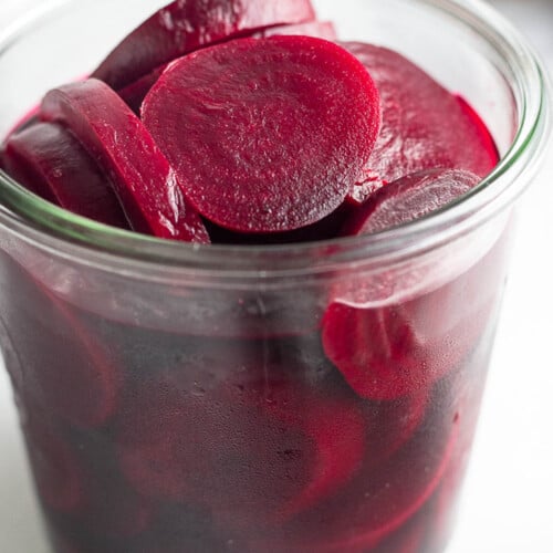 Refrigerator Quick Pickled Beets Recipe - Eat the Gains