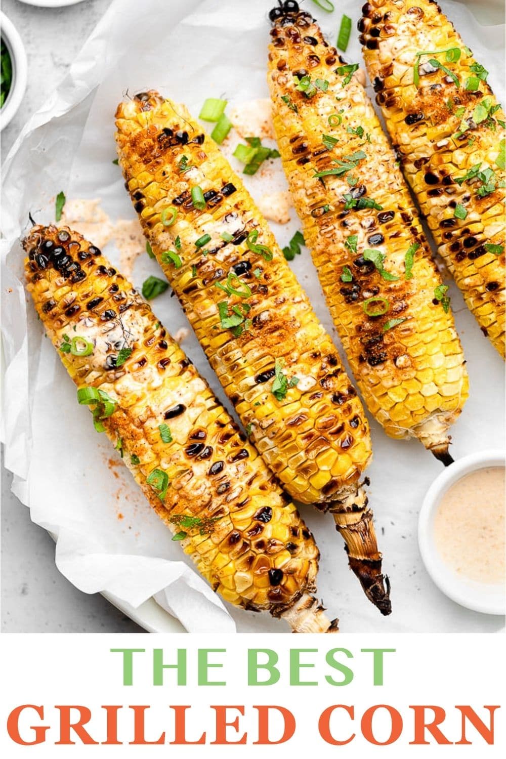 Easy Grilled Corn with Old Bay Mayo - Eat the Gains