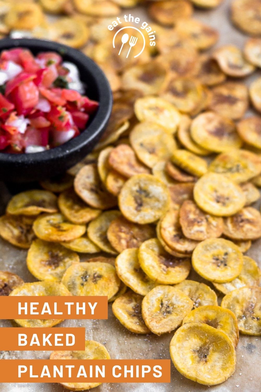Healthy Baked Plantain Chips (Paleo) - Eat the Gains