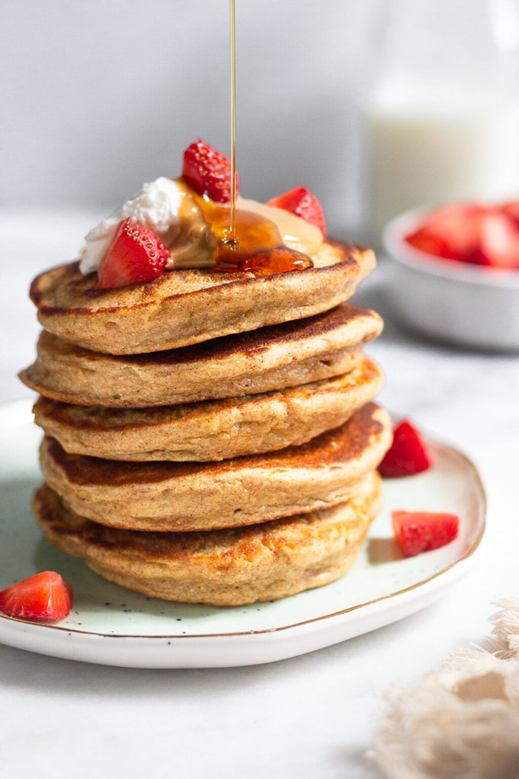 High Protein Pancakes (37g of protein!) - Eat the Gains