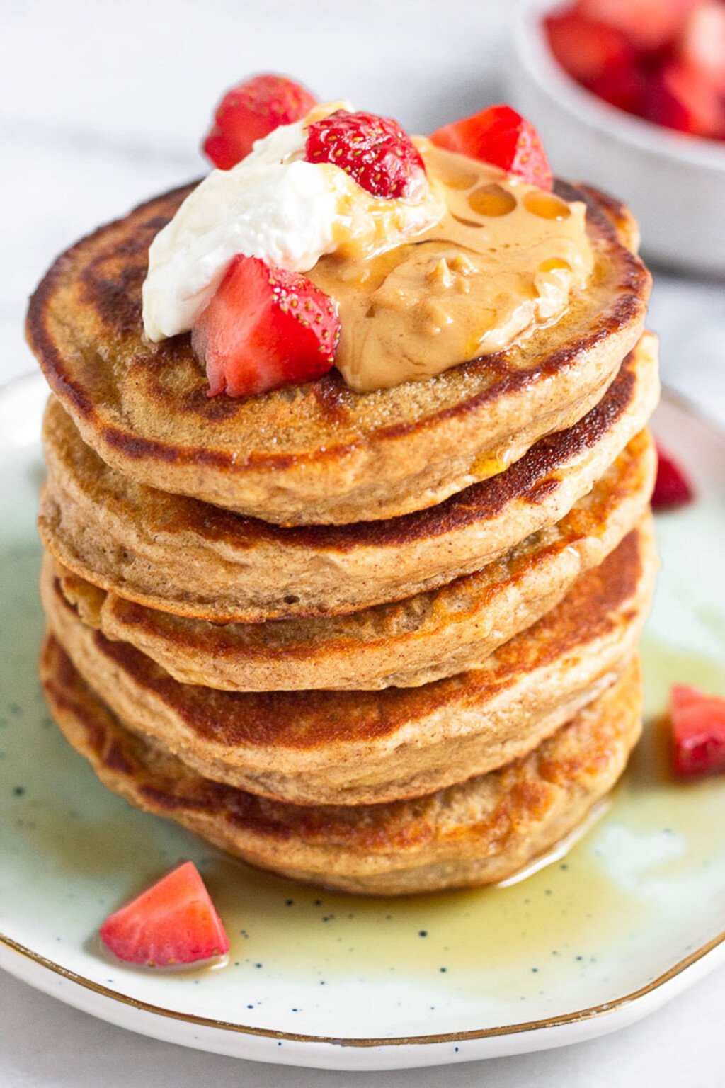 High Protein Pancakes (37g of protein!) - Eat the Gains