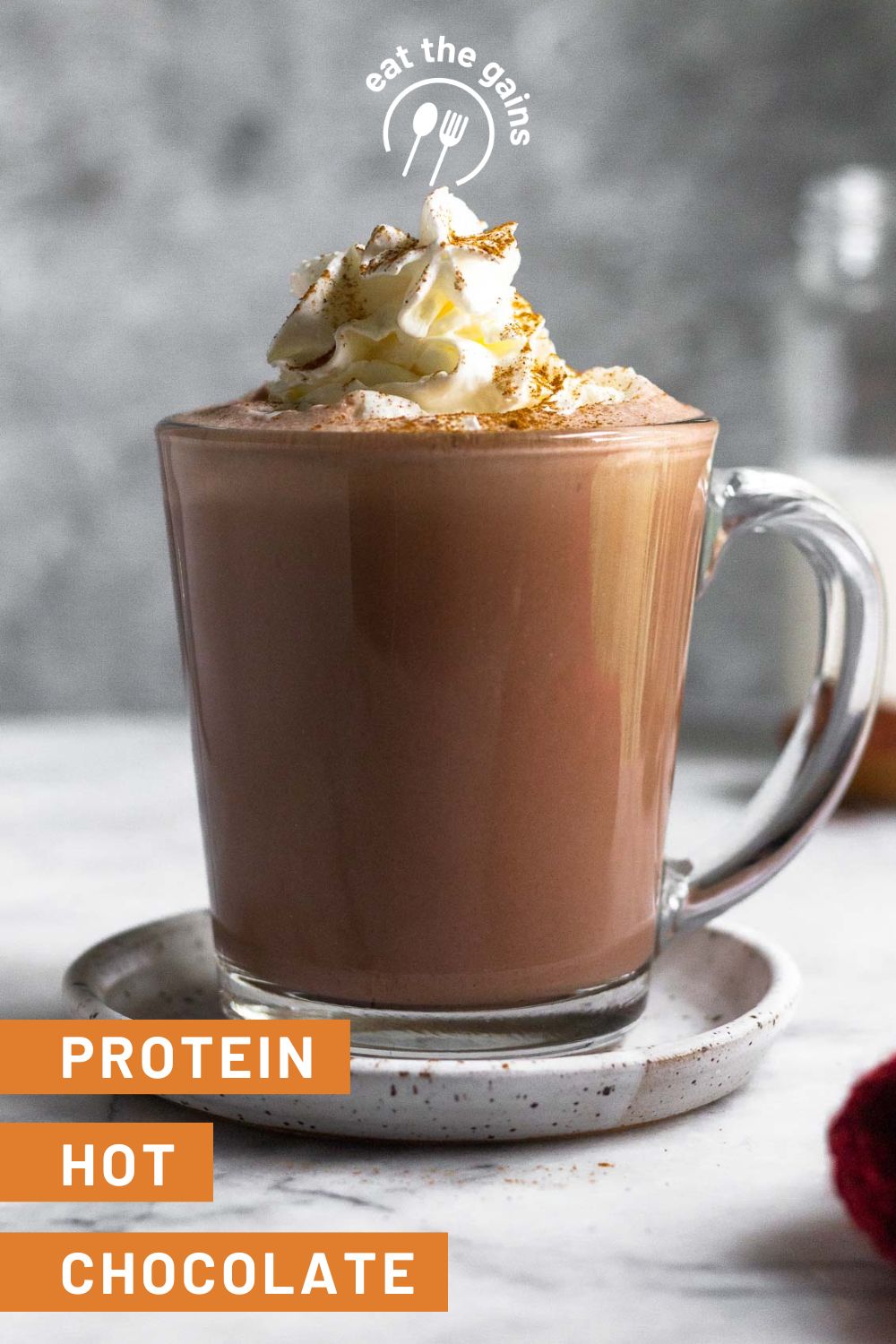 Healthy High Protein Hot Chocolate - Eat the Gains