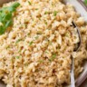 Easy Cheesy Rice (Instant Pot + Stovetop) - Eat the Gains