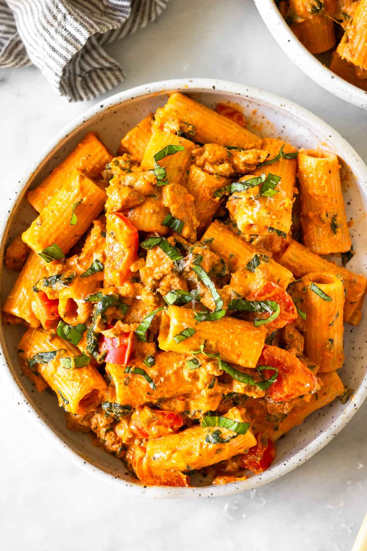 Creamy Cottage Cheese Pasta (High Protein) - Eat the Gains