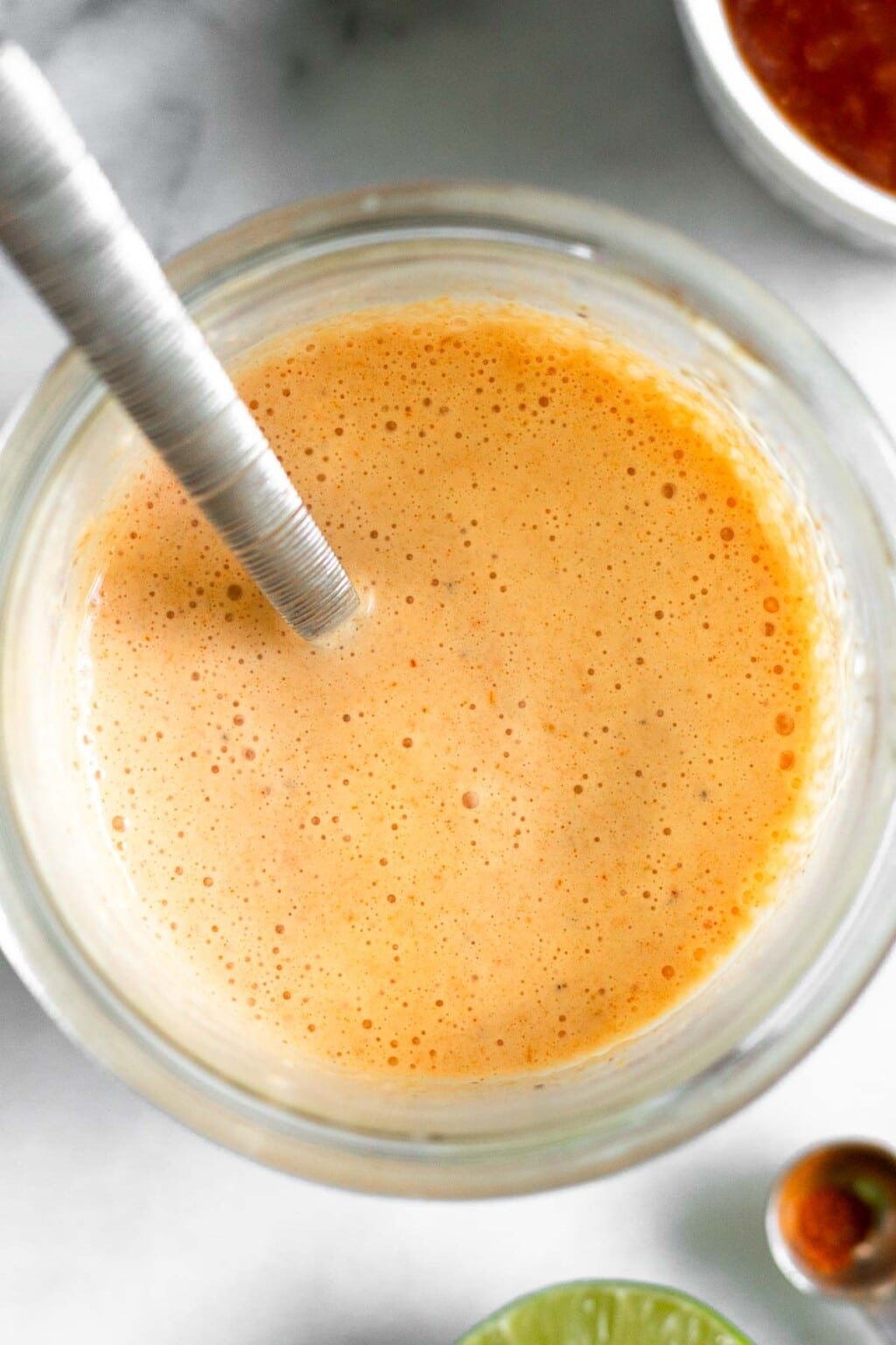 Creamy Salsa Dressing (5 Ingredients) - Eat the Gains