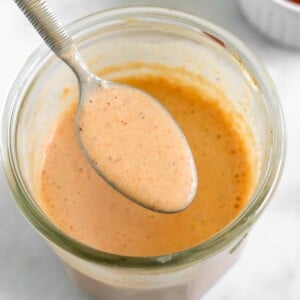 Creamy Salsa Dressing (5 Ingredients) - Eat the Gains