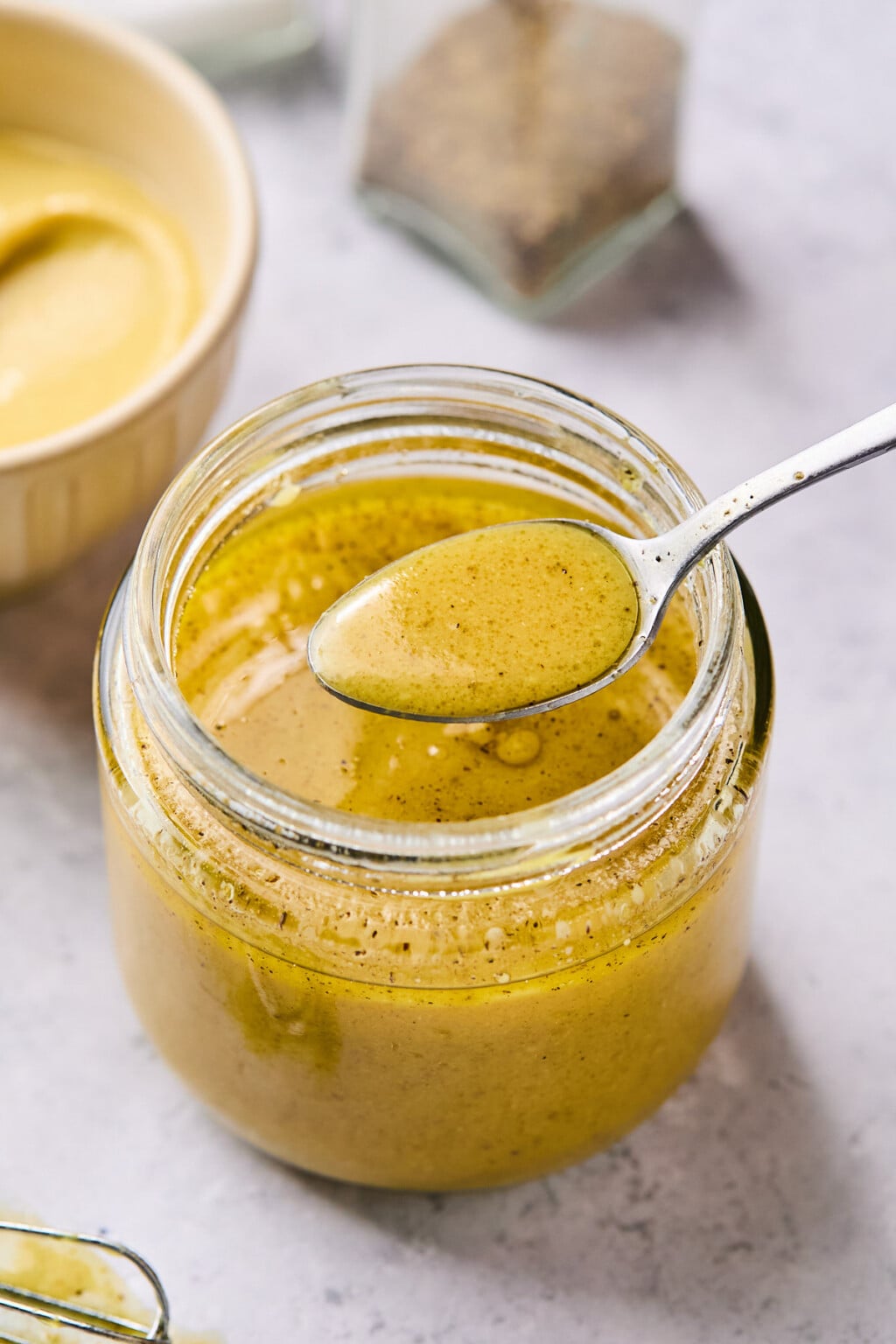 Maple Mustard Vinaigrette Recipe - Eat the Gains