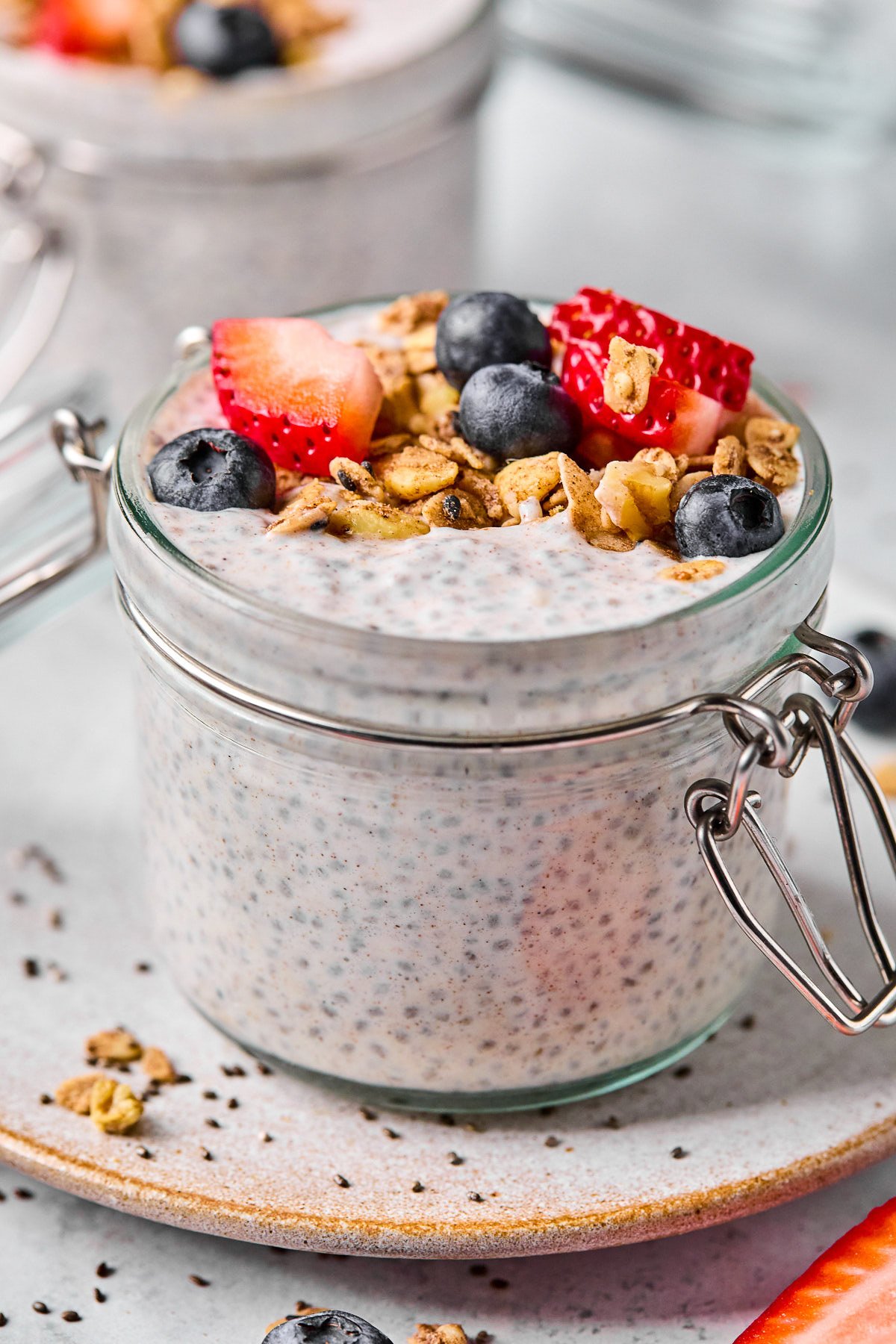 Creamy Protein Chia Pudding with Yogurt - Eat the Gains